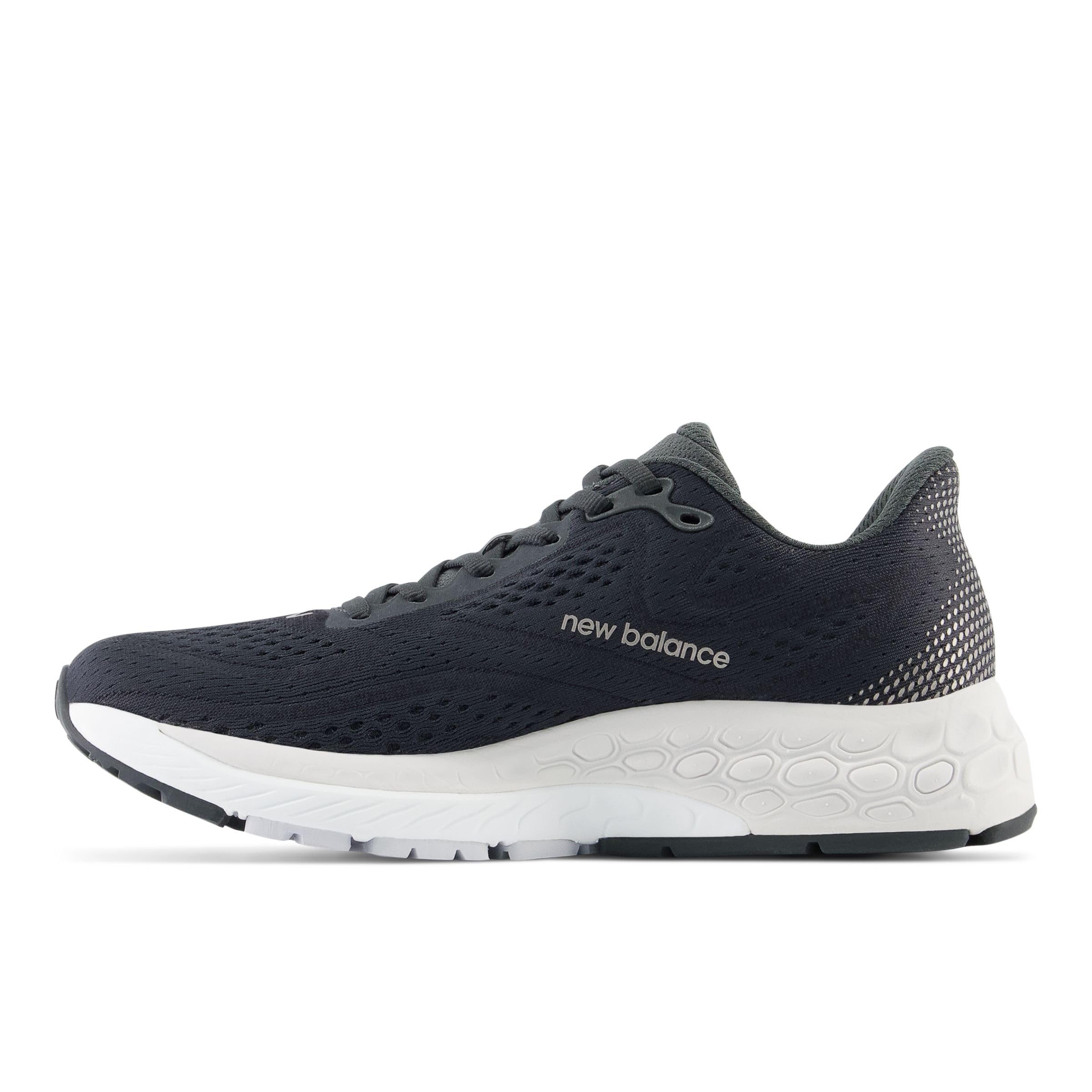New Balance Women's W880K13 Running Shoe, Blacktop/Black/Silver Metallic, 11 Wide