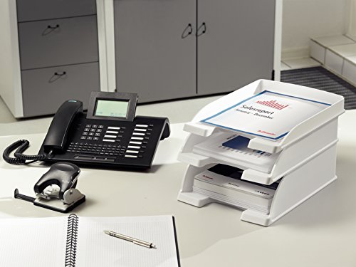 Leitz A4 Letter Tray, Jumbo, Clear, Plus Range, 52330003
