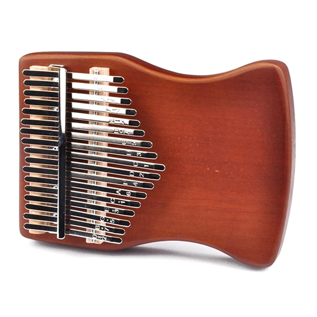 SDGH 17 Keys Black Stylish Thumb Piano Pine Body Musical Instrument Thumb Piano for Beginners