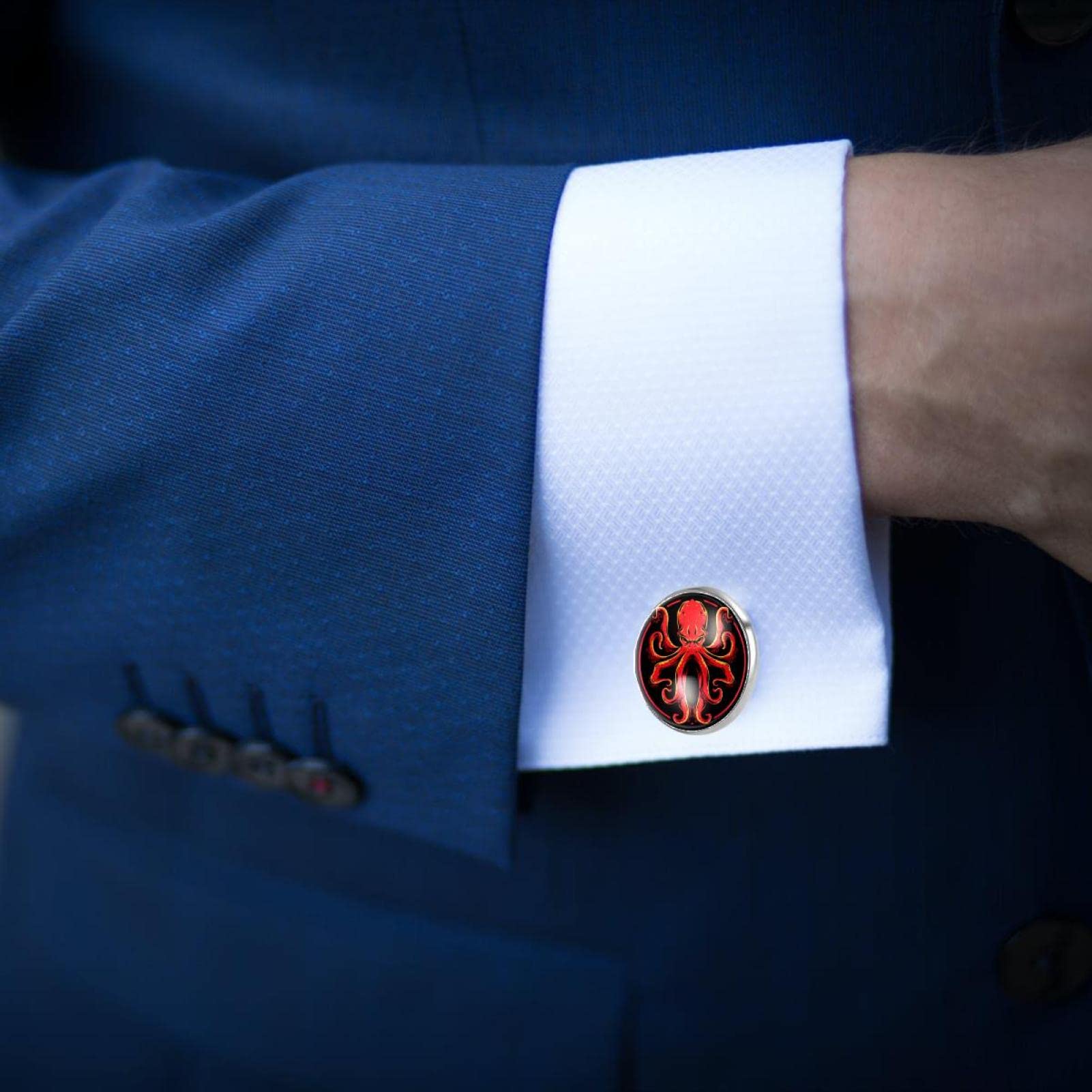 Sea Turtles, Cufflinks and Studs Set for Tuxedo Shirts Business Wedding (Multiple Colors5)