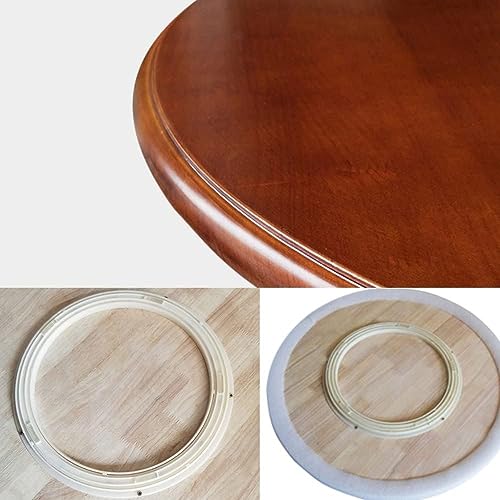Wood Round Rotating Tray ,Dining Table Turntable Lazy Susan, Rotatable Serving Plate Table Top Rotating Plate Smooth 360° Rotating ,Silent & Smooth Spin (Color : B, Size : 70cm/28inch)