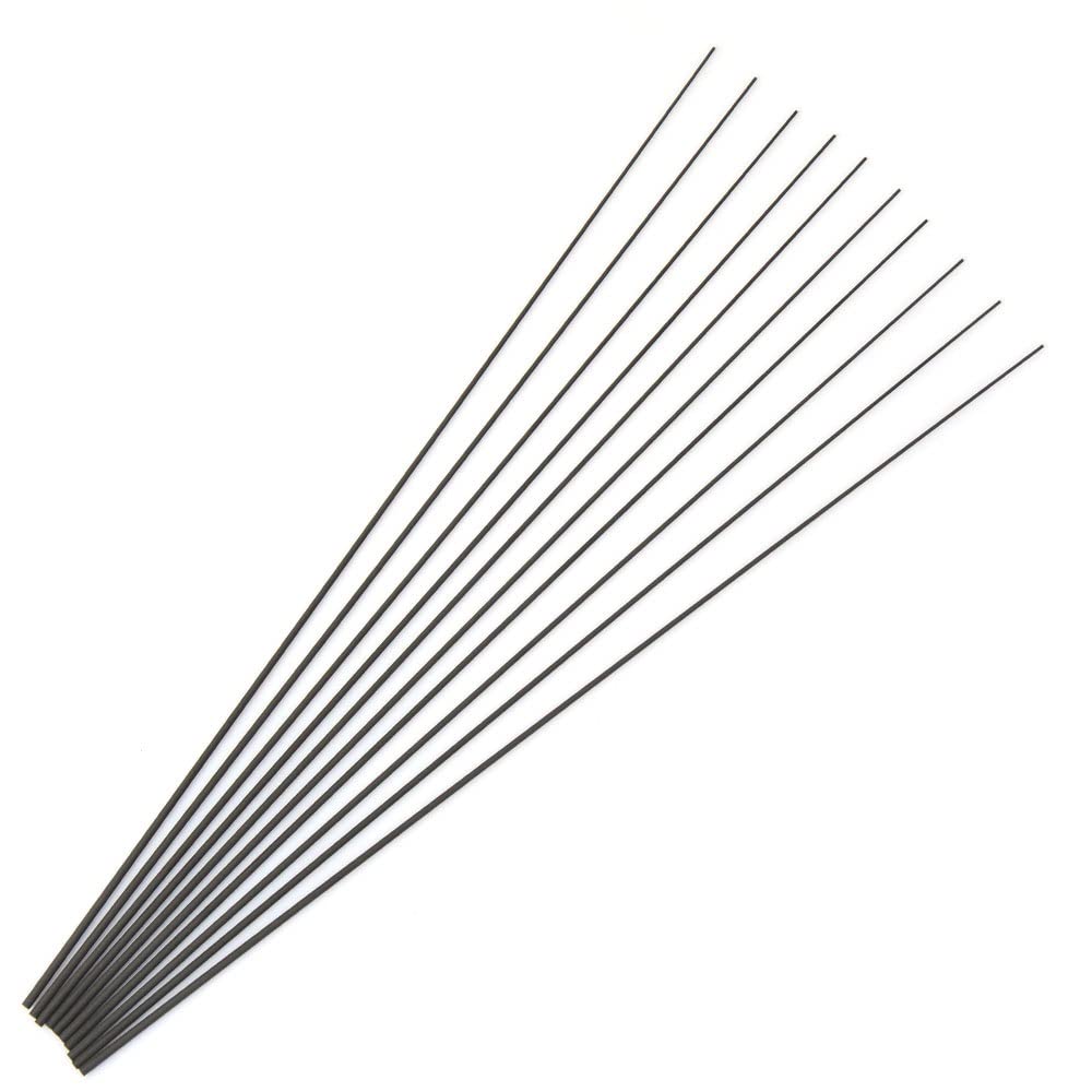 LureSport 10pcs 32cm Solid Carbon Rod Tip Blank no Paint Rod Building Components Fishing Pole Repair DIY Accessory