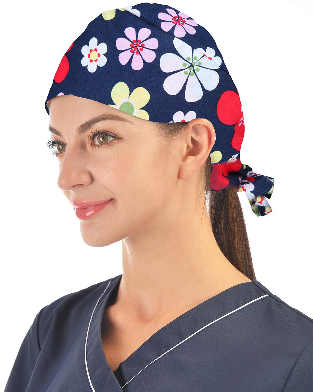 Kousenpu Adjustable Working Cap with Sweatband Suitable for Men and Women (Color J)