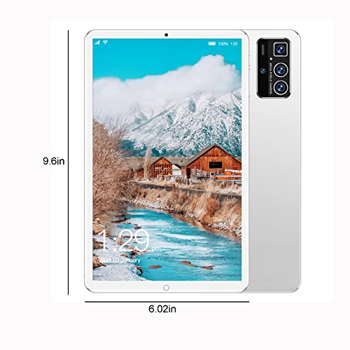 Upgrade 10.1-inch Tablet Computer 10 Core Android Ultra-Thin High-Definition Screen Learning Game Video Office Tablet Supports Double SIM Communication Function