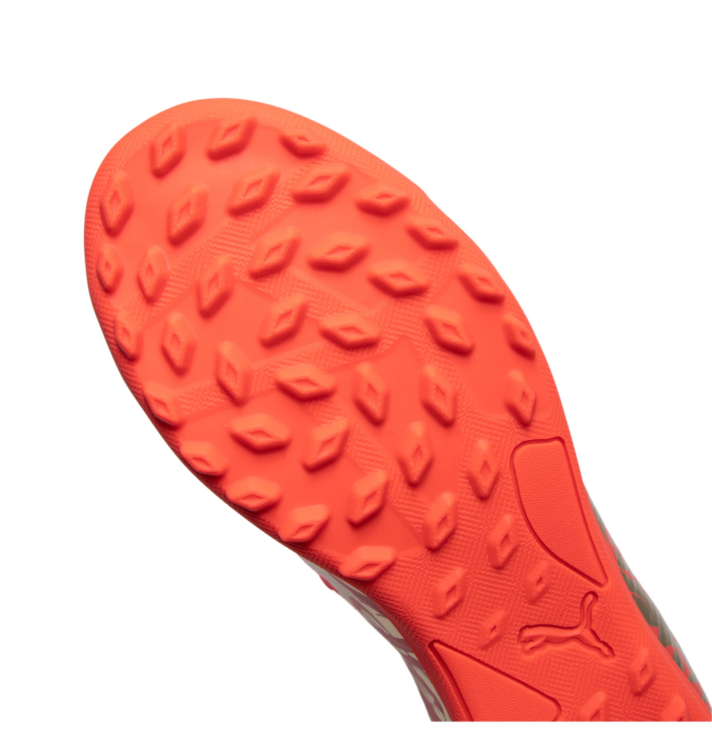 Puma Future Z 3.4 Neymar Jr. Turf Training Sneaker, Fiery Coral-Gold, 3 US Unisex Big Kid