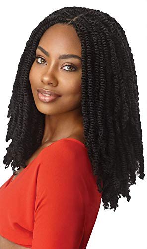 Outre Synthetic Braid X PRESSION TWISTED UP 2X SPRINGY AFRO TWIST 12 (5-Pack, 30)