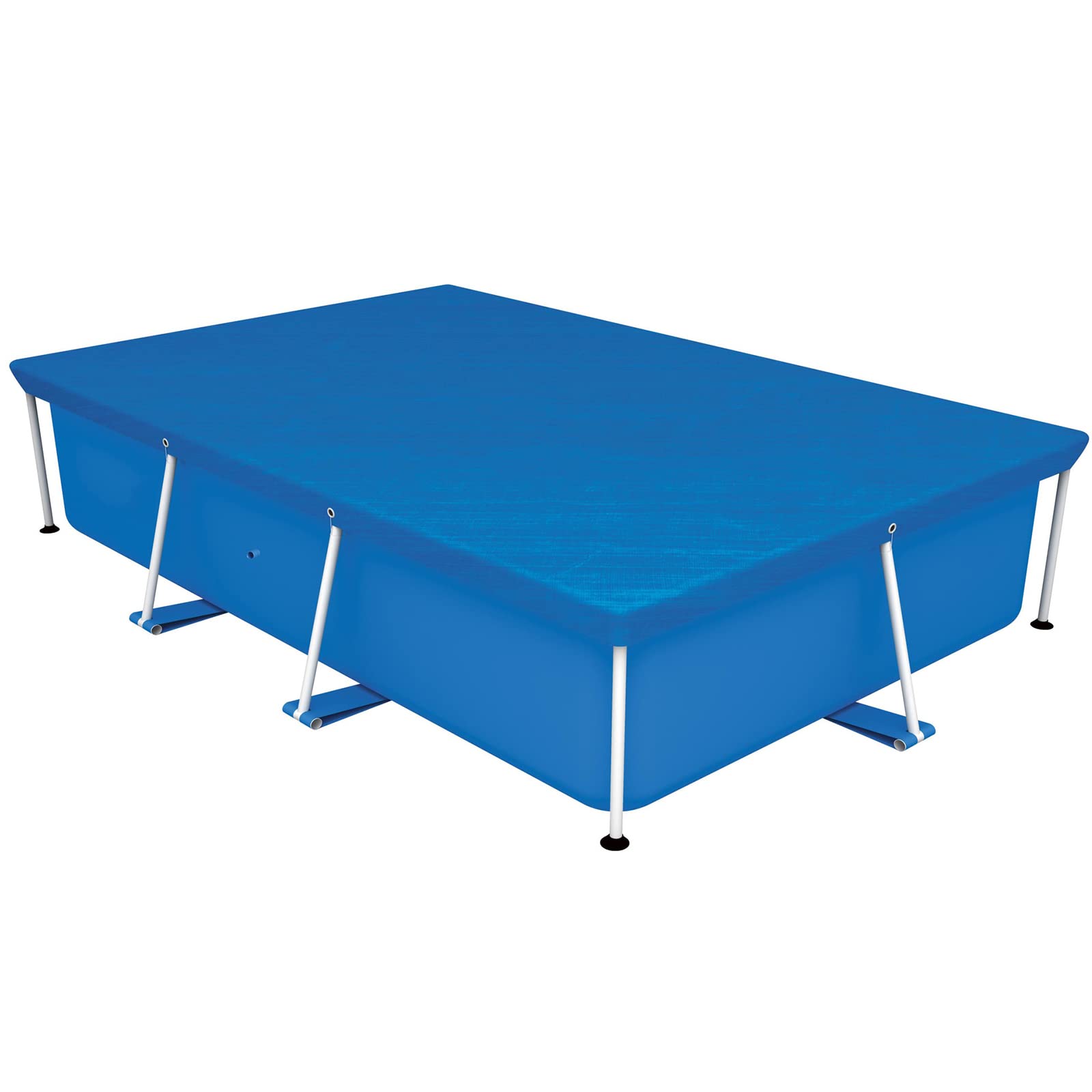 Merkaunis Rectangle Pool Cover 118 x 79 in Inflatable Pool Cover Rectangular Inflatable Swimming Pool Cover Dust Proof Rain Proof Pool Cover for Outdoor Paddling Family Pool Cover