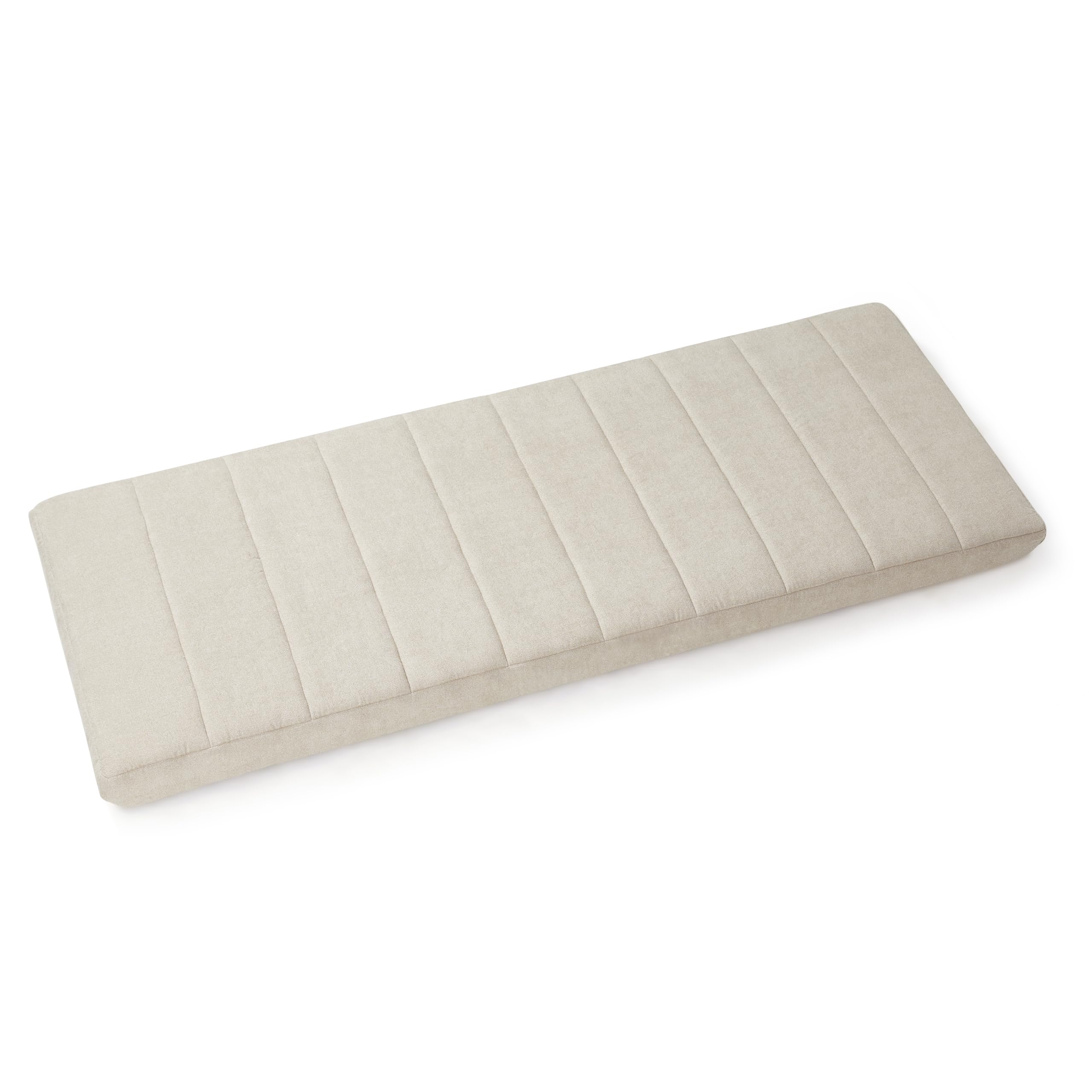 Upholstered Queen Headboard - Easy Assemble Channel Stitched Headboard Queen Size - Wall Mounted Headboard with 3D Soundproof Wall Panels Peel & Stick Floating Headboards for Queen Size Bed - Beige