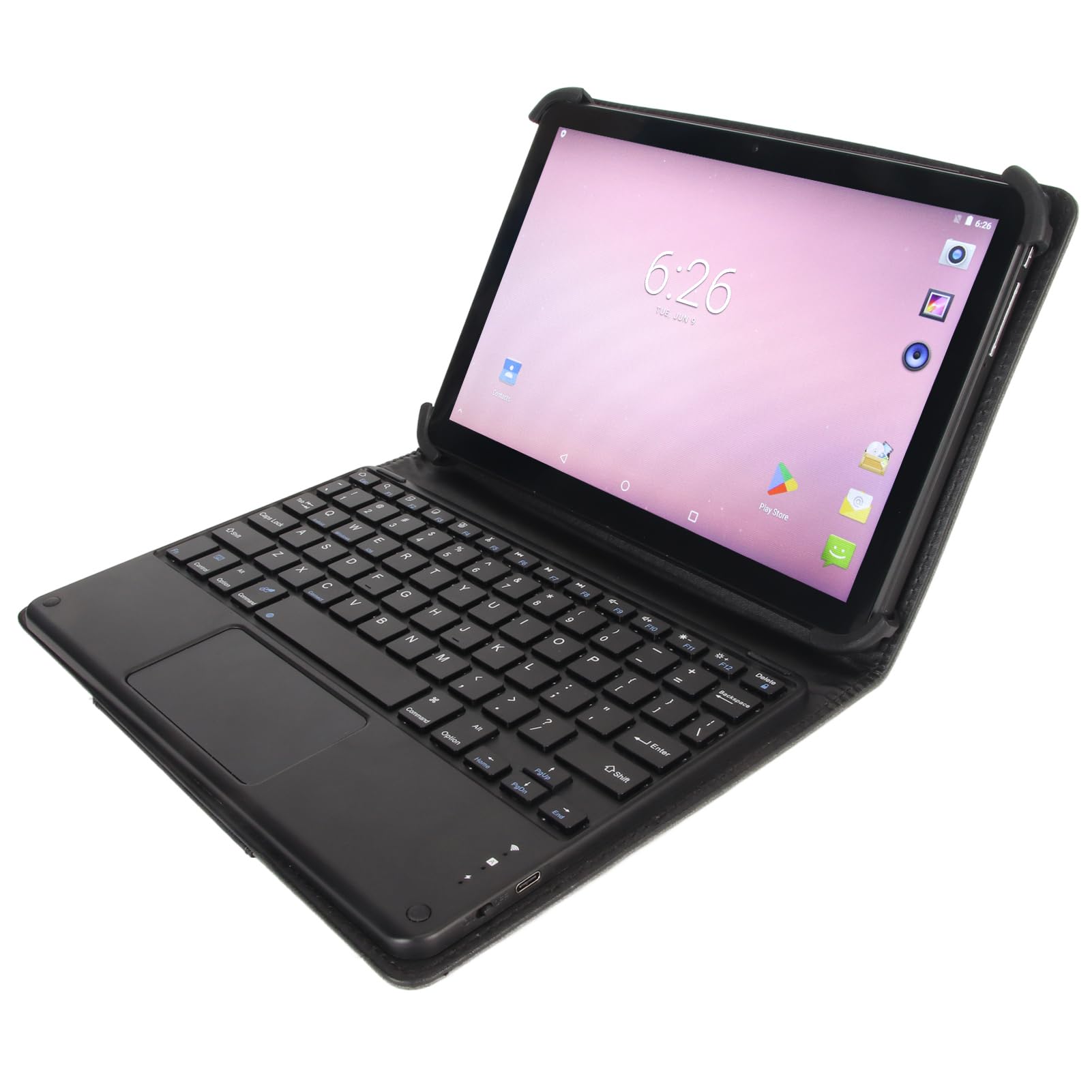 MAVIS LAVEN 2 in 1 Tablet, 7000mAh 100-240V 2 in 1 Tablet 10.1 Inch FHD Screen 2.4G 5G WiFi for Android 12 for Office (US Plug)