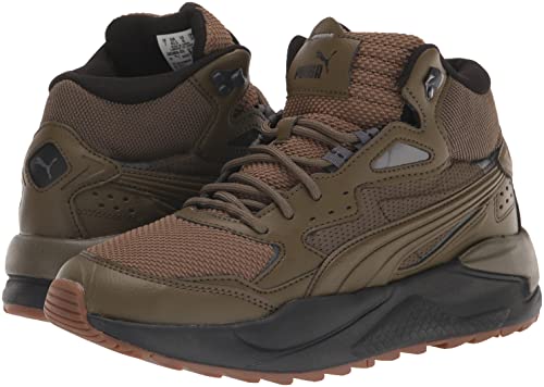 Puma Men's X-Ray Speed Mid Winter Sneaker, Deep Olive-Deep Olive-Ebony Black