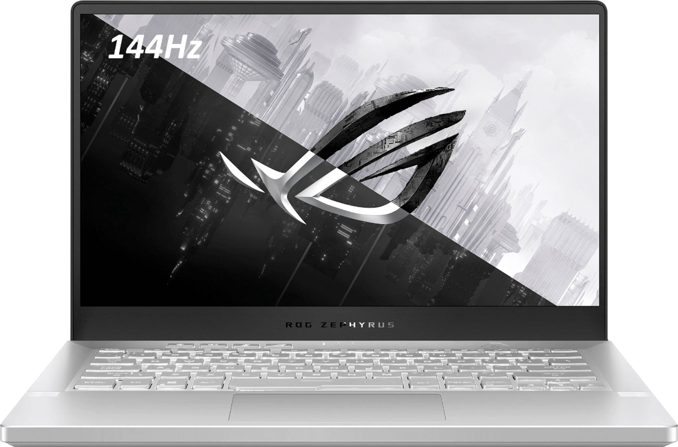 Newest Asus ROG Zephyrus 14" 144Hz FHD IPS Gaming Laptop, AMD Ryzen 9 5900HS(Beats Intel i9-10980HK), GeForce RTX 3060, Backlit, Windows 10, White (16GB | 1TB SSD, R9)