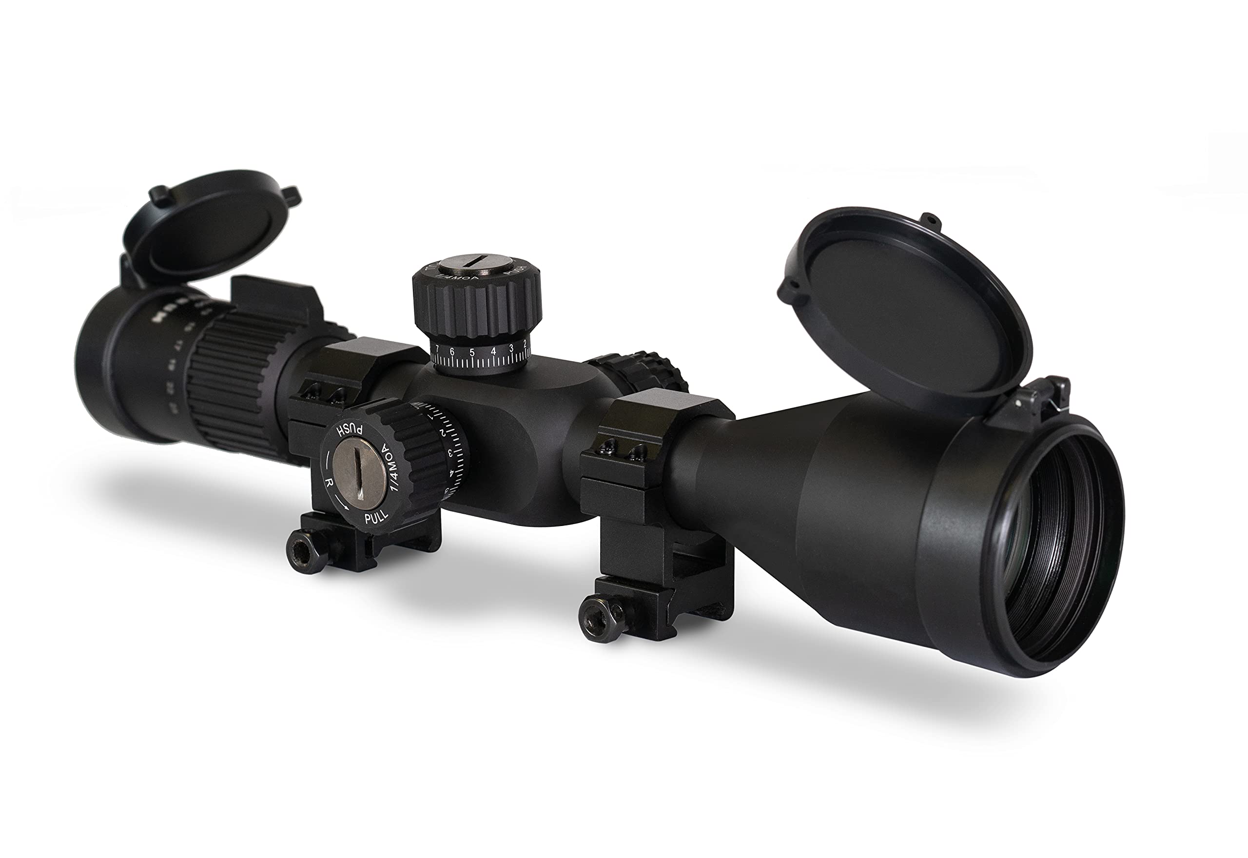 Monstrum G3 3-18x50 First Focal Plane FFP Rifle Scope with Illuminated MOA Reticle and Parallax Adjustment | Black