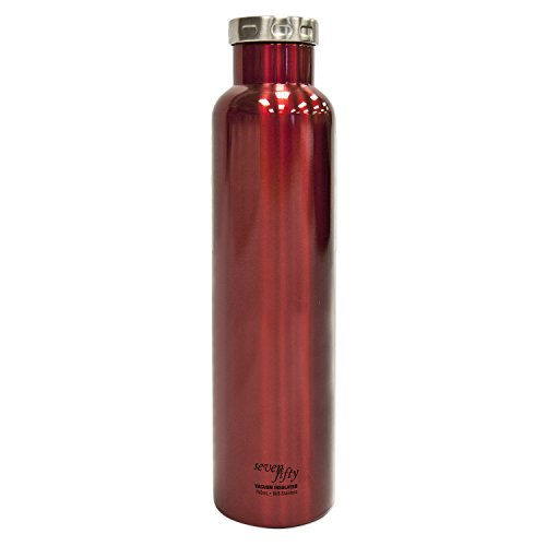 Seven Fifty Shiraz Vacuum-Insulated Stainless Steel Wine Growler - 750 mL Capacity
