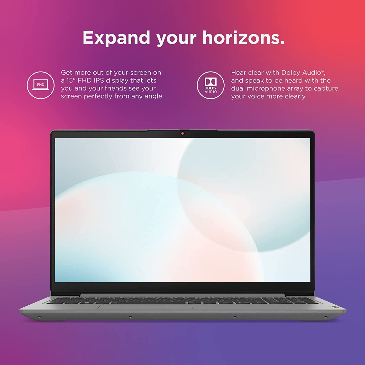 Lenovo IdeaPad 3 15.6" Laptop – AMD Ryzen™ 5 5625U – Full HD 1080P Touch Display – Type-C – Wi-Fi 6 – Fingerprint Reader – Webcam – Windows 11 – W/MOUSE PAD (40GB RAM | 1TB PCIe SSD)