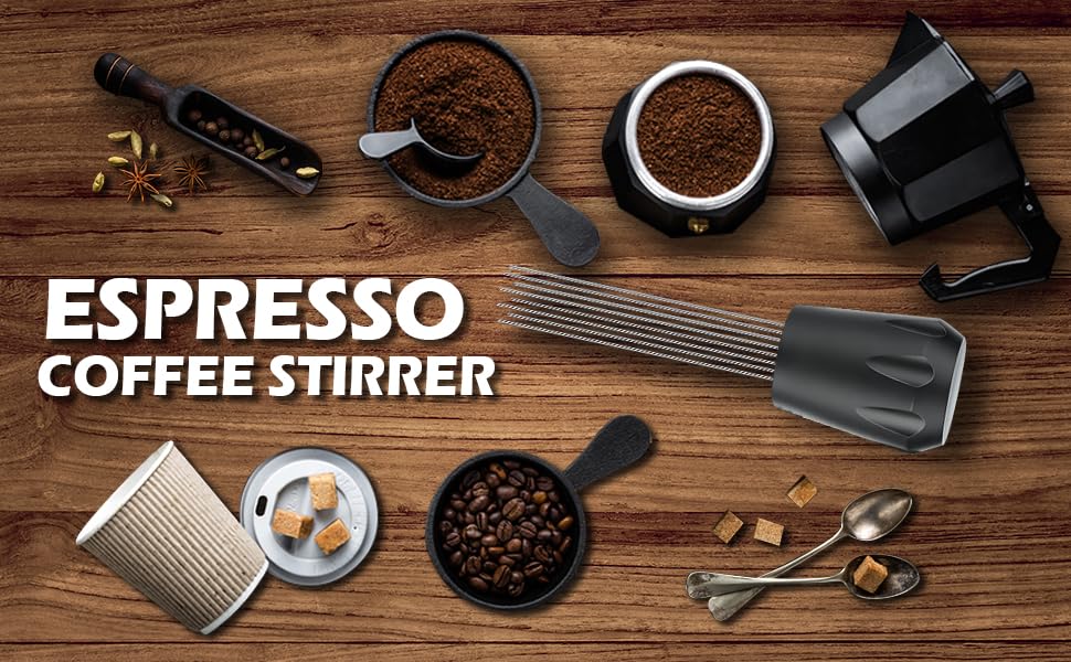 KENHANDCRAFTVN Wdt Tool Espresso, 304 Stainless Steel Espresso Distribution Tool for Barista, Espresso Tools for Solve Coffee Clumping Espresso