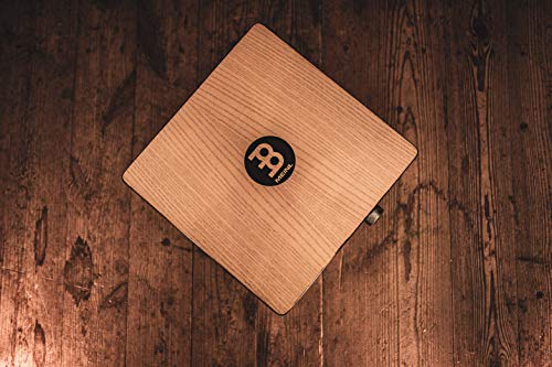 Meinl Percussion Pickup Cajon Snare with Electronics for Amp or PA System, Includes Standard Brushes β NOT Made in China β American White Ash/MDF, 2-Year Warranty (TMPPCS)