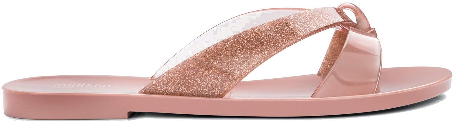 Melissa Shoes Must Pink/Pink Glitter 7 M