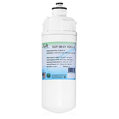 Swift Green Filters SGF-96-01 VOC-L-S Compatible for EV9634-26,EV9730-06,EV9252-68 Commercial Water Filter (3 Pack),Made in USA