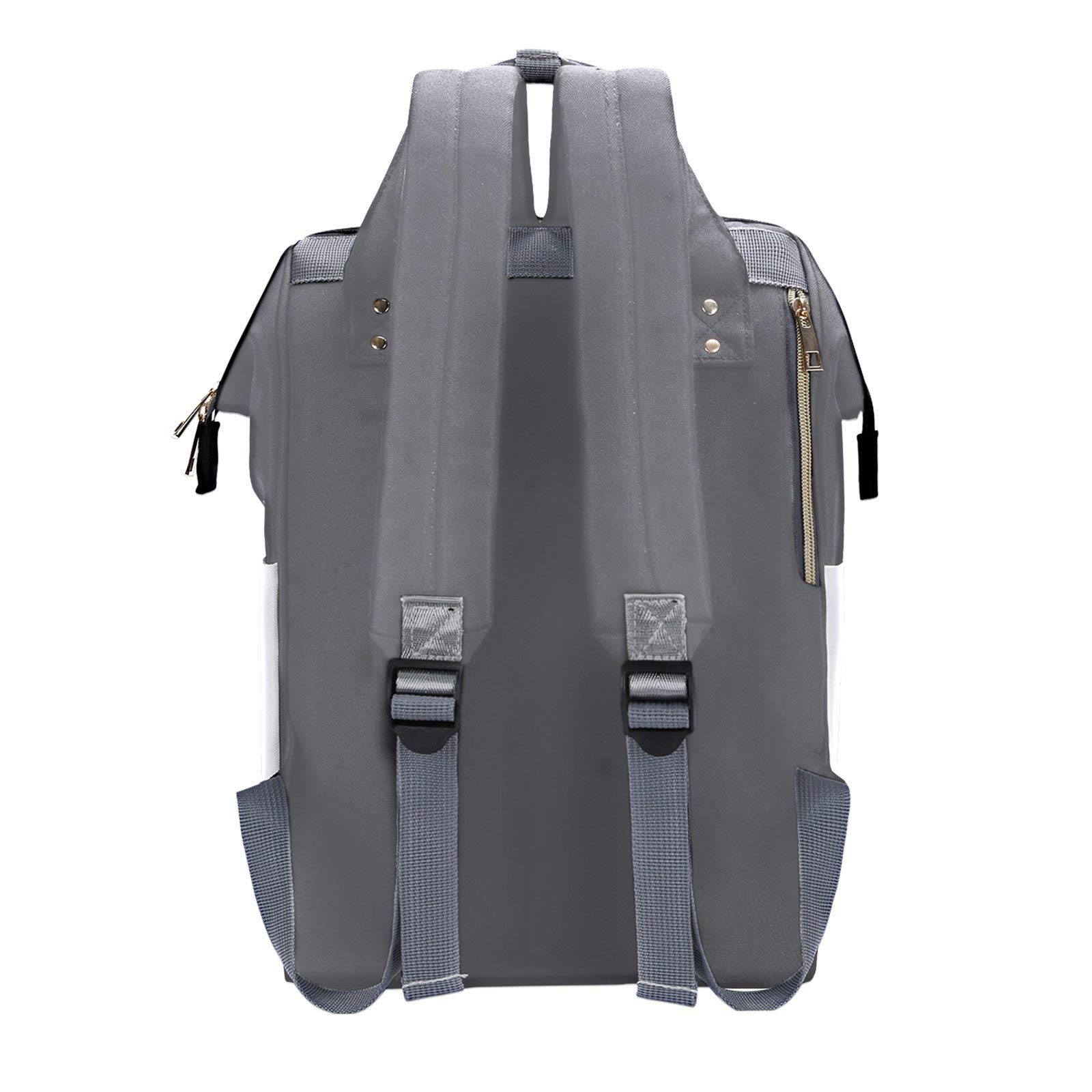 World's Okayest Employee Diaper Bag Backpack Large Capacity Mommy Bags Multifunction Nappy Bag Travel Back Pack Gray-Style