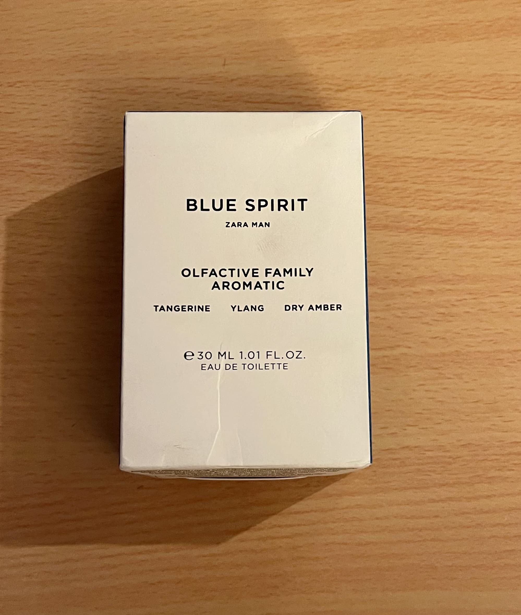 Zara MAN BLUE SPIRIT 30 ML (1.0 FL. OZ).
