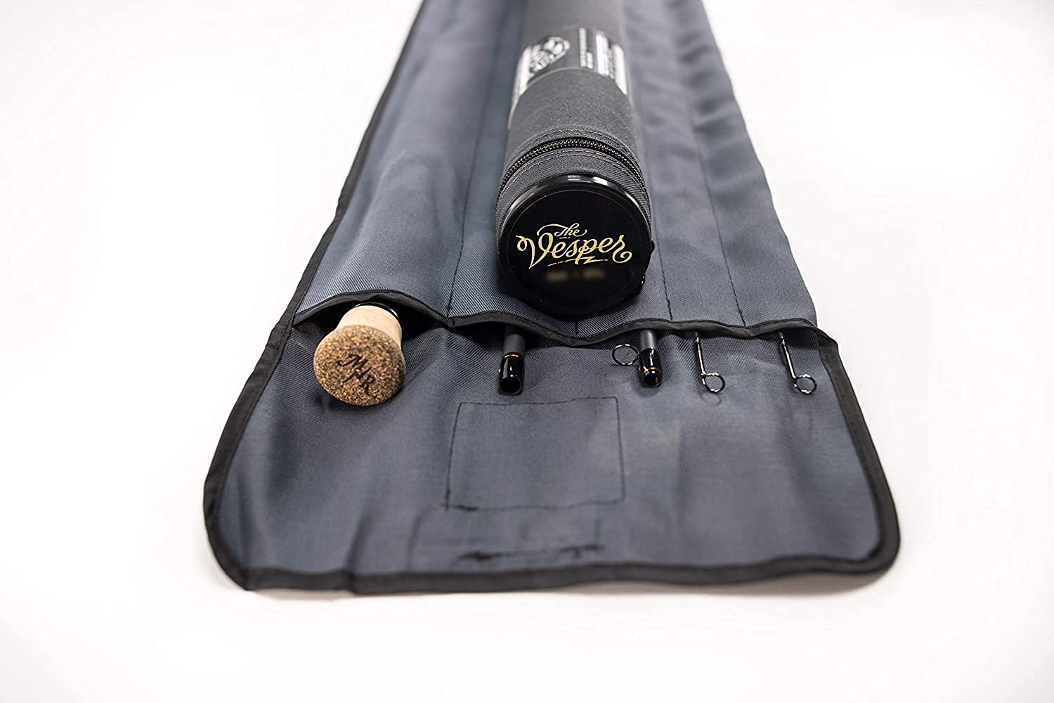 Moonshine Rod Co. Fly Fishing Rod with Carrying Case and Extra Rod Tip Section Fast Action, The Outcast II, 9wt 9'