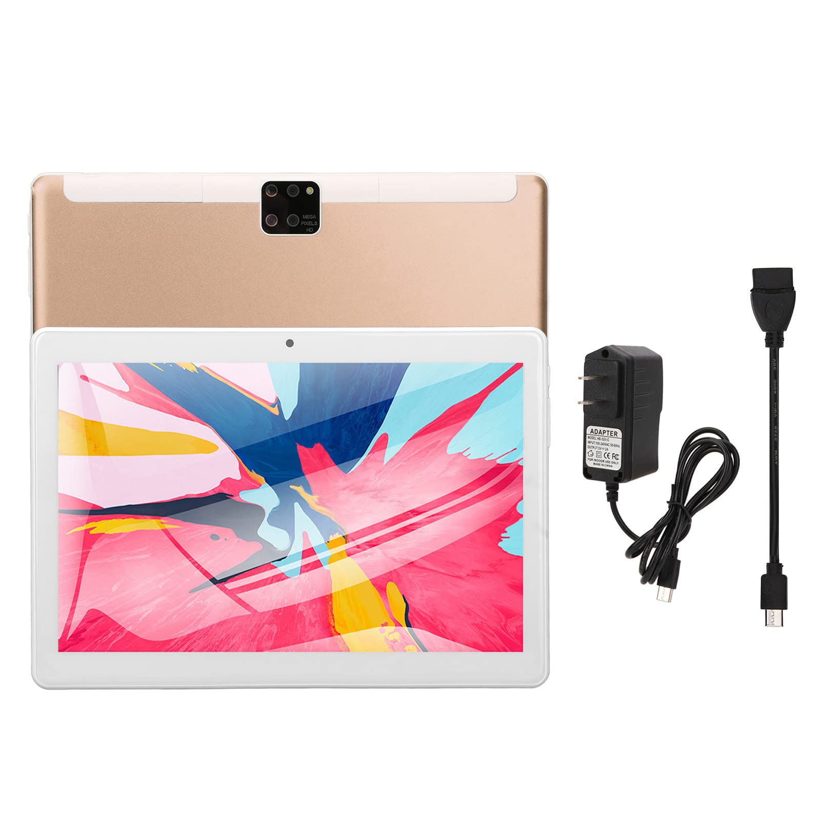 MAVIS LAVEN Tablet PC, 10 Core Processor 2.4G 5G WiFi Support 10.1 Inch Tablet for Office (US Plug)