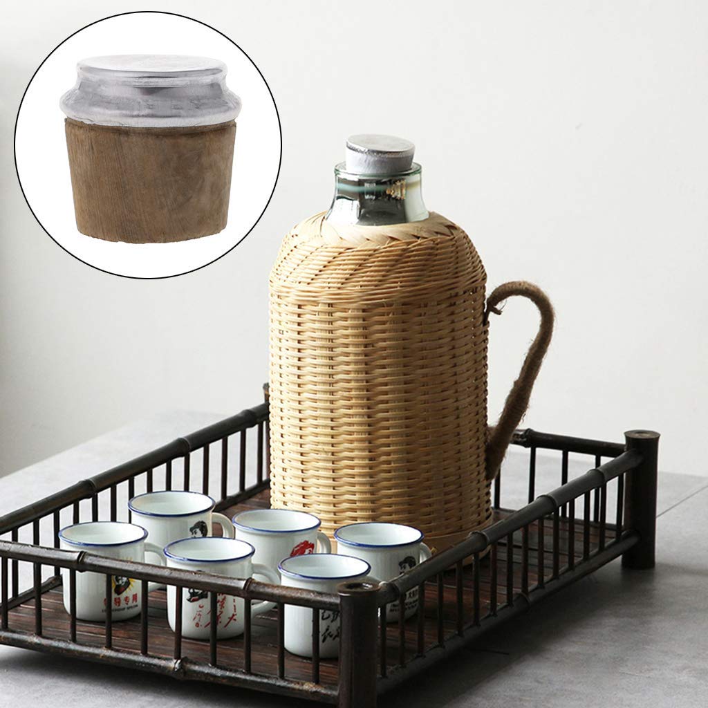 U-M pulabo 40mm Bottom Diameter Wood Thermos Bottle Cork Plug Lid Cap Stopper Kettle Parts Superior Quality and Creative Beautiful