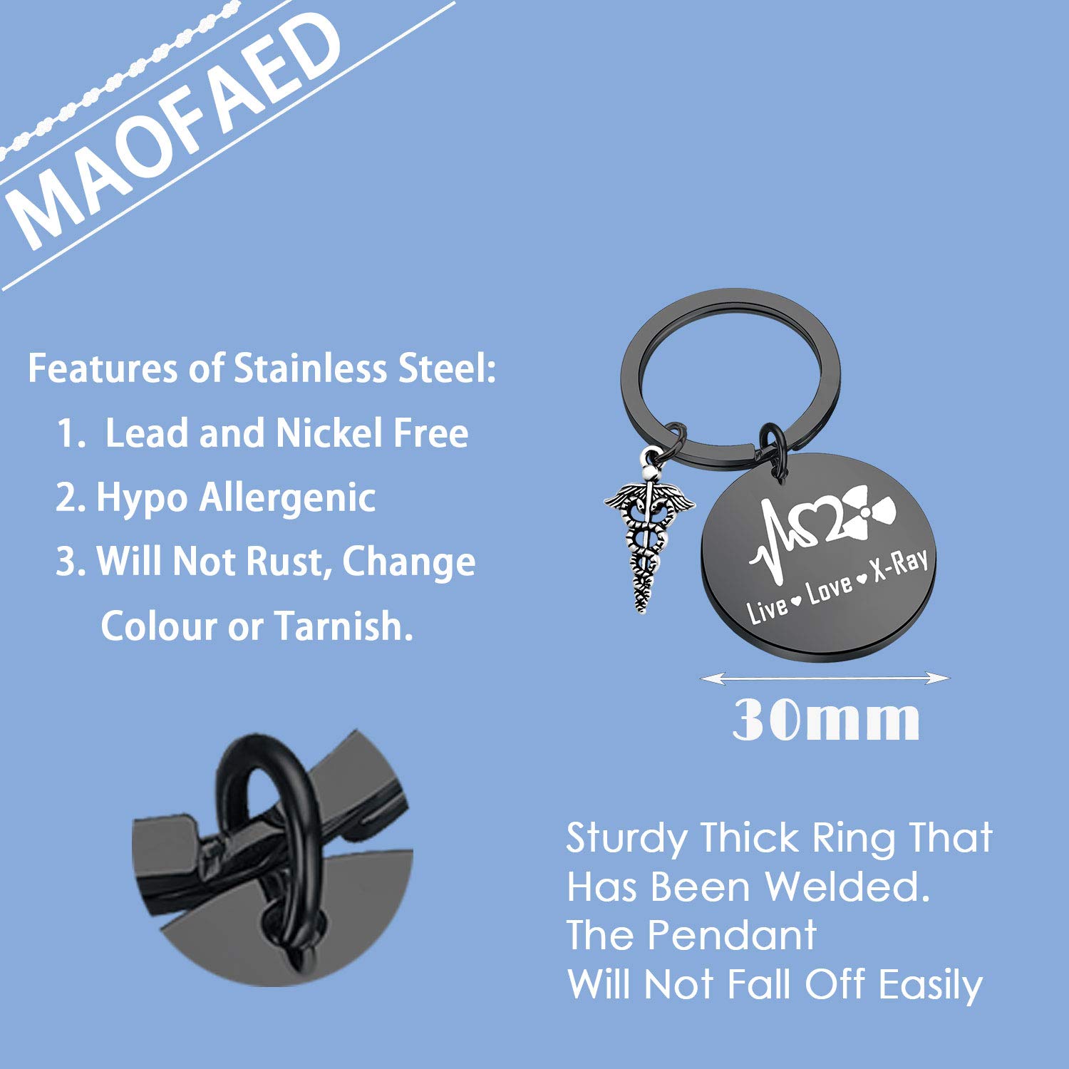 MAOFAED Medical Gift X-Ray Tech Gift Radiology Gift Radiologist Gift Radiographer Gift Sonographer Gift