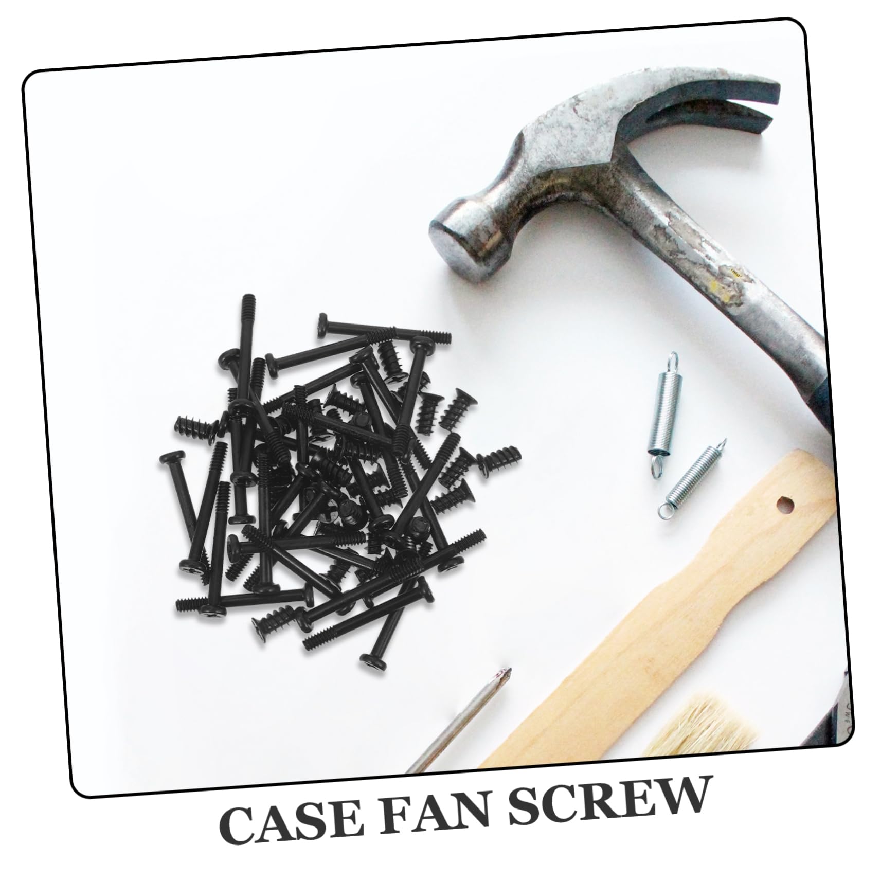 VILLCASE 120 pcs Fan Micro Screws Miniature Screws SSD Screws Small Screw self- Tapping Screws laptops Electrical Outlet Screws Linux Laptop Short Screws Notebook Computer CPU Short Hair