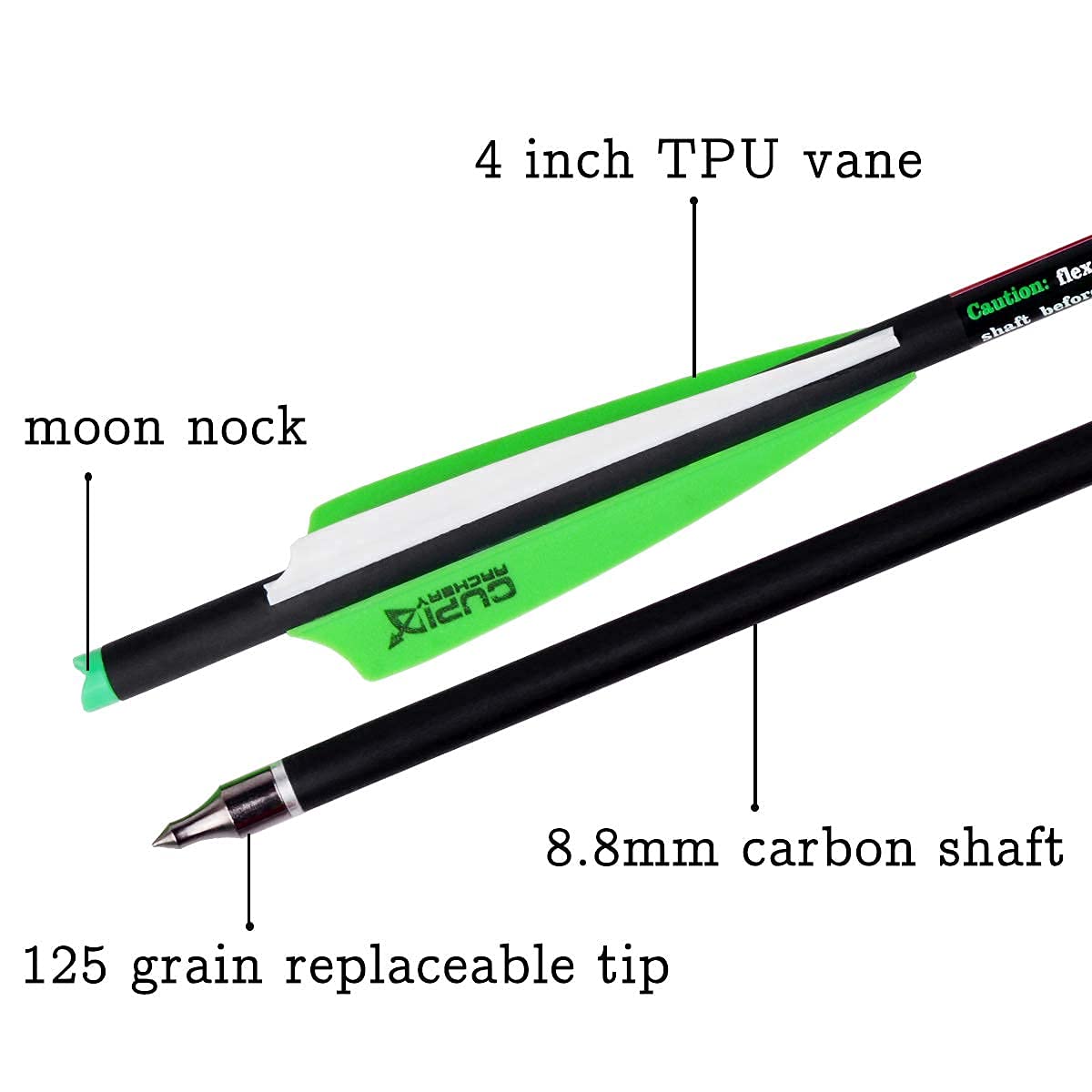 LWANO Crossbow Bolts 20 Inch Arrows with Removable Tips and Crossbow Case Soft Crossbow Bag