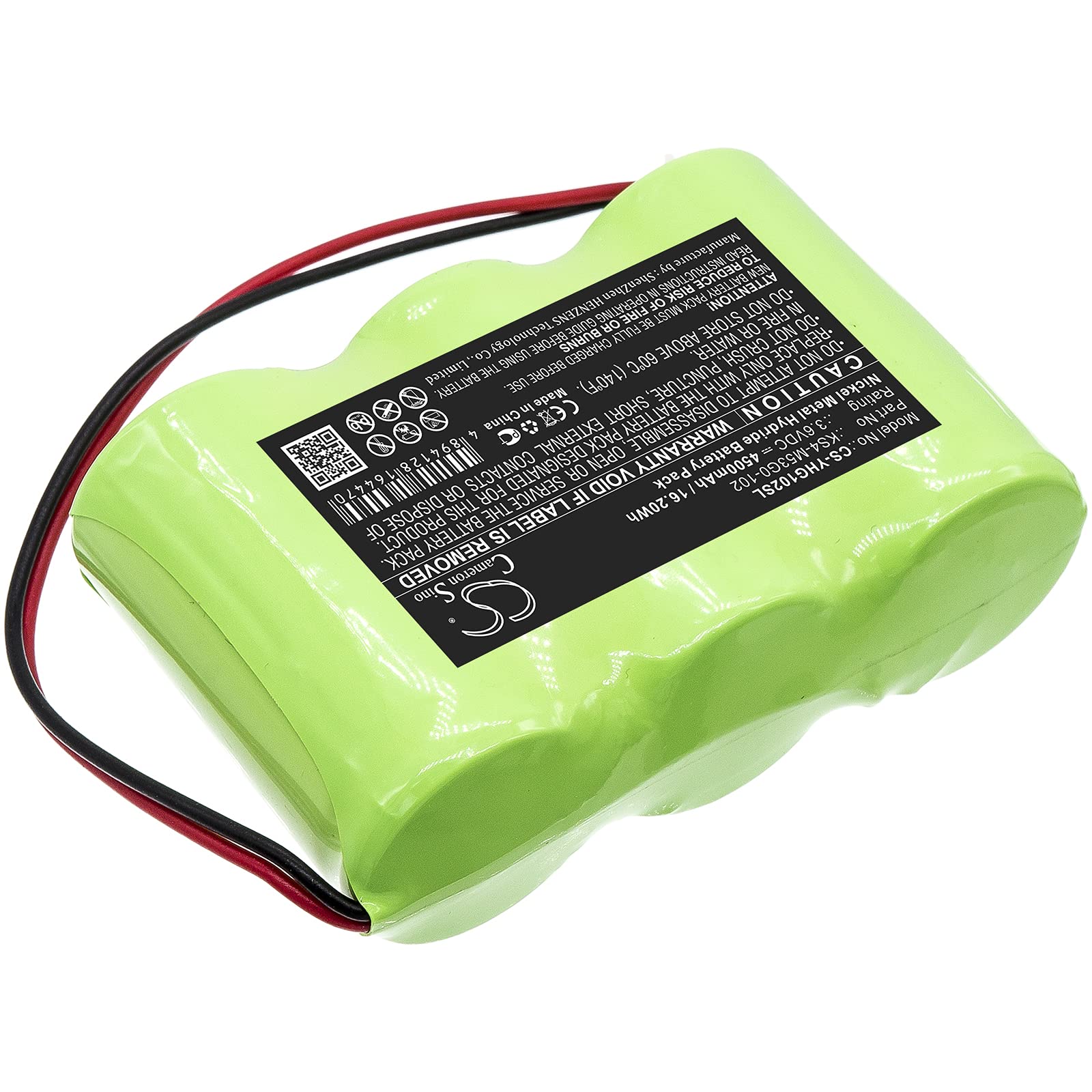 Replacement Battery for N3000CR-3YA KS4-M53G0-102 KS4-M53G0-101 KS4-M53G0-200,Compatible with Yamaha RCX143 RCX142 RCX144 RCX143 Robot Controllers PRCX RCX40 Robot Controllers Battery (4500mAh)