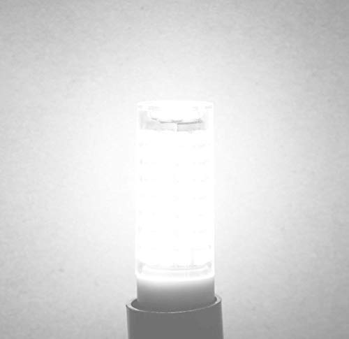 Lxcom Lighting 10W E12 LED Corn Light Bulb(6 Pack)- 2835 SMD 102LEDs E12 Dimmable 100W Equivalent 1000LM Daylight White 6000K Chandelier Bulbs E12 Base Ceramic Light Bulbs for Home Lighting, AC110V