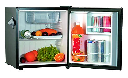 RCA 1.6 cu. ft. Retro Bar Fridge with Side Bottle Opener, Black (RFR176-BLACK)