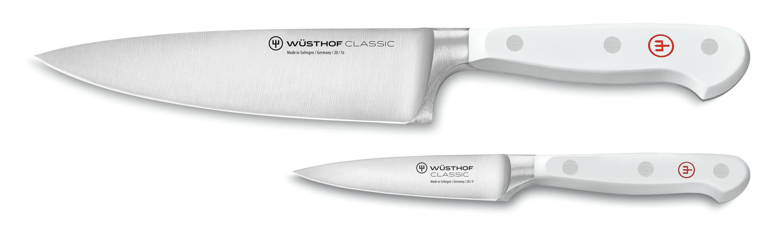 Wüsthof Classic White 2-Piece Prep Set