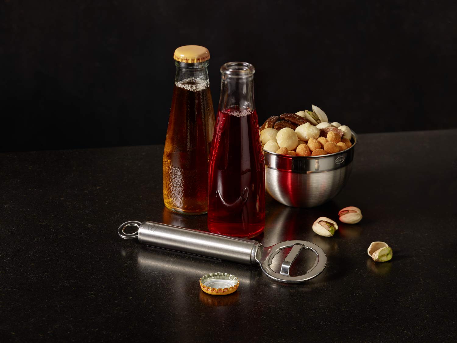 Rosle Stainless Steel Bottle Opener, 6 1/2