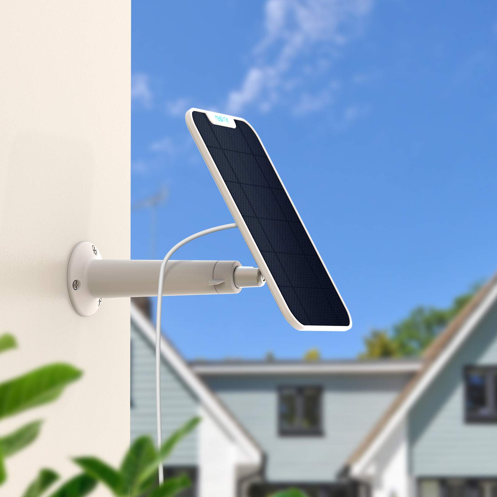 REOLINK 2K+ Pan Tilt 4G LTE Cellular Security Camera Outdoor Wireless Go PT Plus, 5MP Color Night Vision, 2-Way Talk, Smart Motion Detection, No WiFi, No Wires Bundle with White Solar Panel