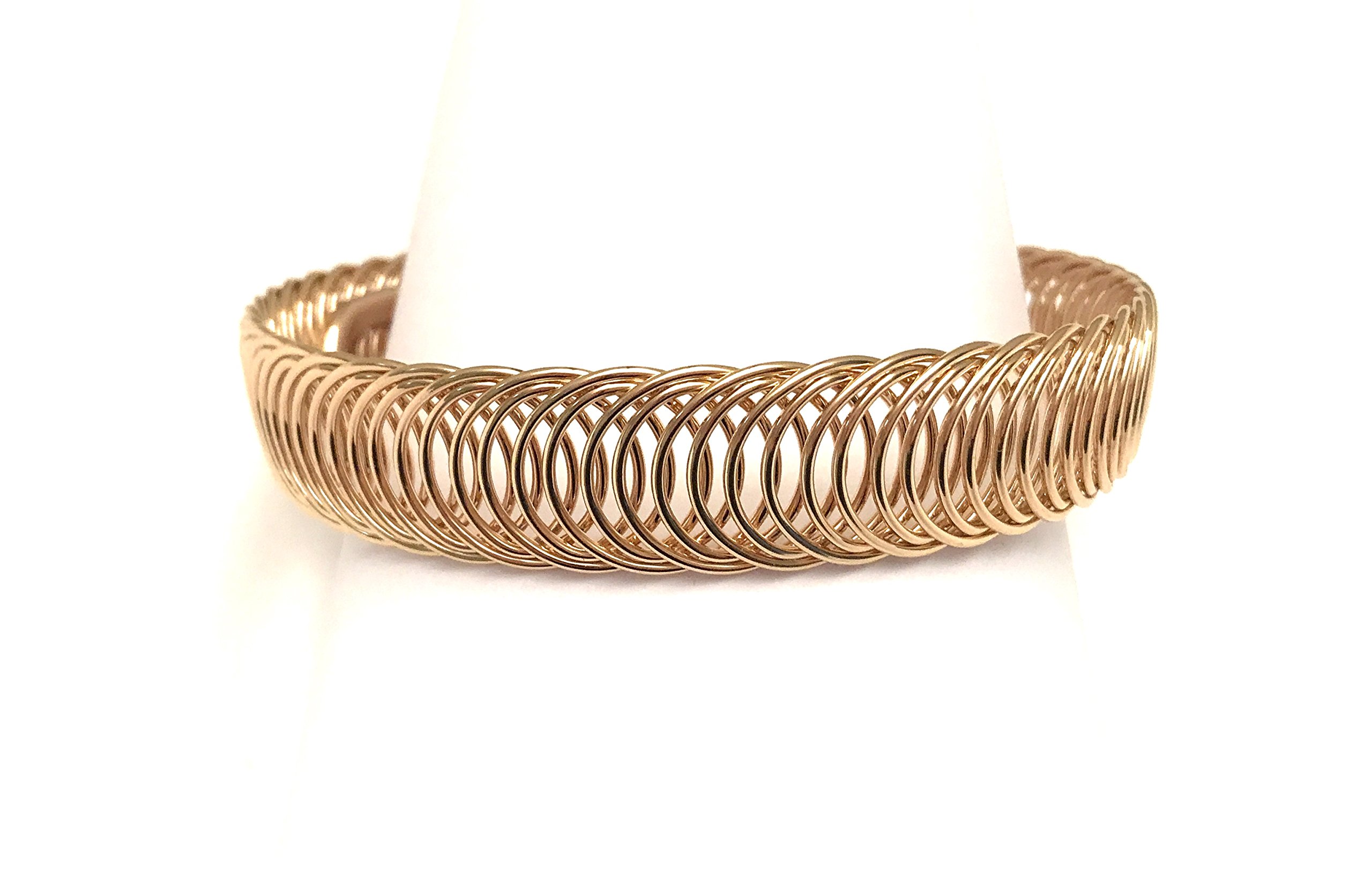 Kenneth Jay Lane-GOLD CHOKER-VERY FLEXIBLE