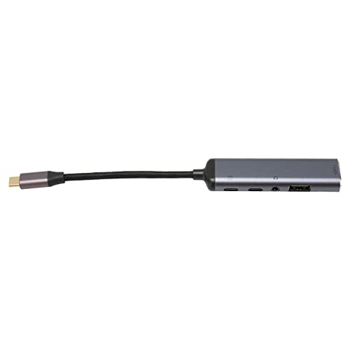 USB C Hub, USB C Adapter, Type C Hub to USB3.1 USB2.0 Adapter, 5 in 1 USB C Docking Station with 4K , PD100W for Mobile Phones, Laptops, Desktop Computers, Tablet