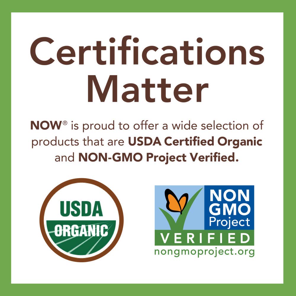 NOW Foods, Organic Coconut Flour, Unsweetened, Excelent Source of Fiber, No Added Sulfites, Certified Non-GMO, 16-Ounce (Packaging May Vary)