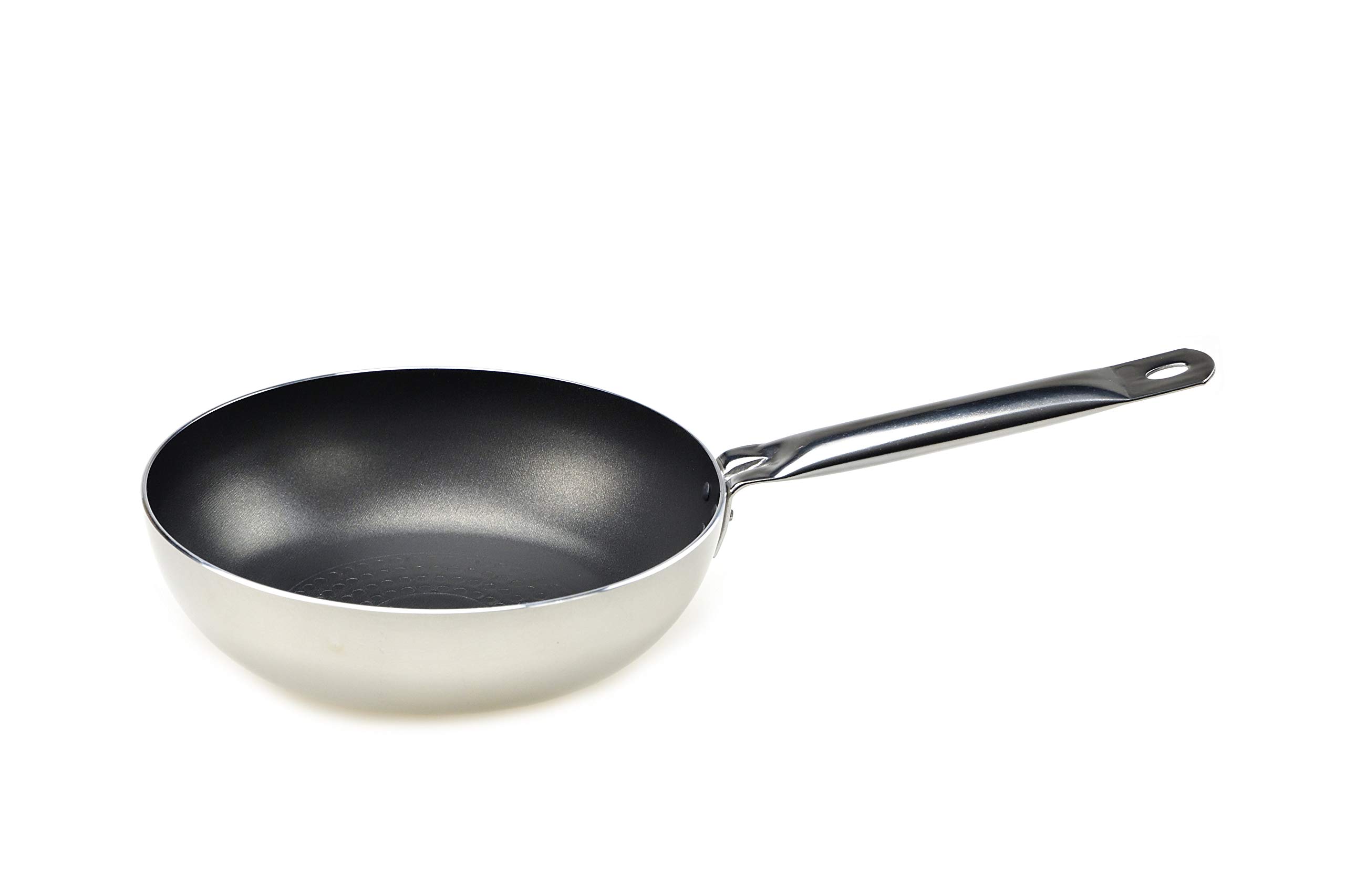 Ravelli Italia Linea 51 Professional Non Stick Induction Deep Skillet, 9.5inch