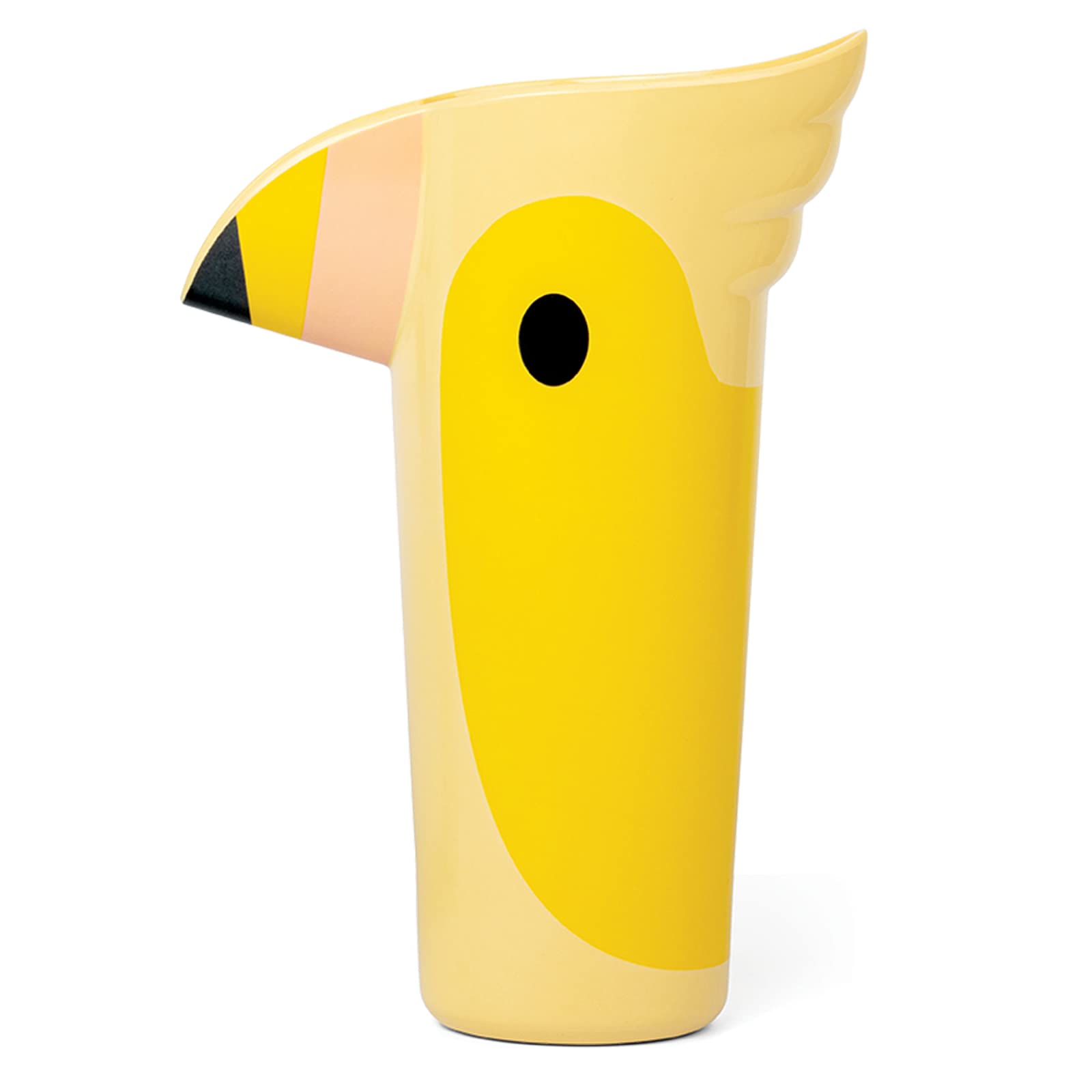 Polly Toucan Pitcher 25 Oz Yellow by OTOTO - BPA free Water Pitcher - 2 Litre (25 Oz) Pitchers for Iced Tea
