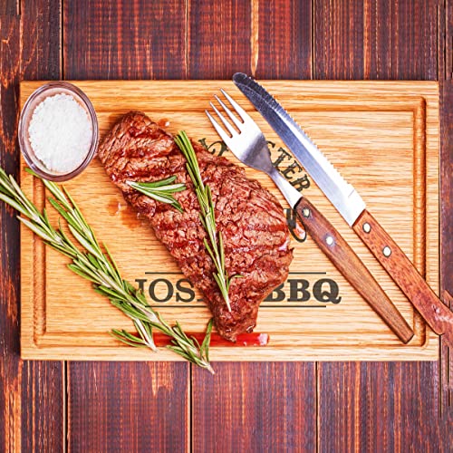 Personalized Fathers Day Gift for Him Custom Cutting Board, Dad Birthday Gift Charcuterie Board, Wooden Cutting Board, Husband Gift