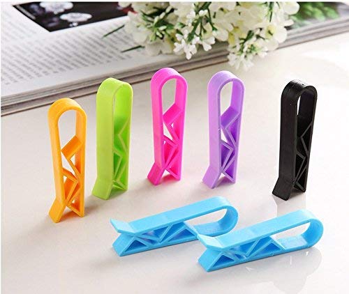 PULABO Strong and Long-LastingReusable Plastic Rubbish Bin Garbage Bag Clamp Clip Holder 2 pcs