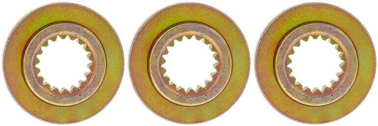 Replacement For Compatible With 3 Genuine Exmark 103-9522 Splined Stepped Spacers Lazer Z AC AS HP XS DS S X Z