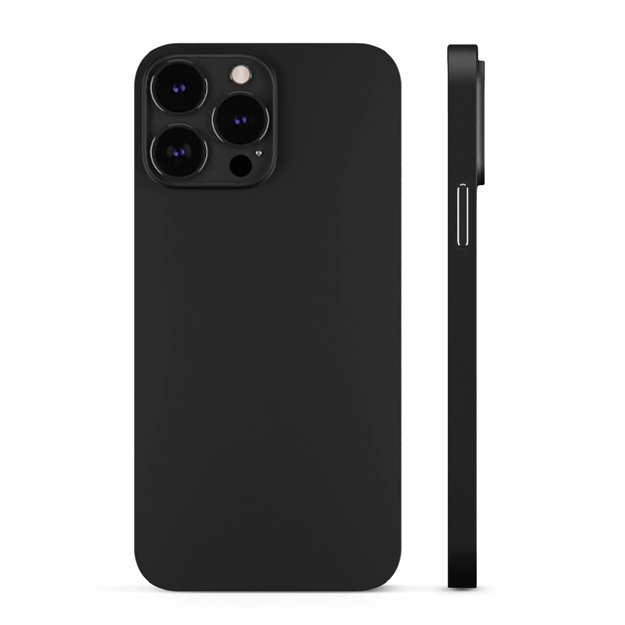 PEEL Original Super Thin Case Compatible with iPhone 13 Pro Max (Black) - Sleek Minimalist Design, Branding Free, Ultra Slim - Protects & Showcases Your Device