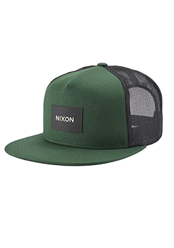 NIXON Team Trucker Hat - Green/Black
