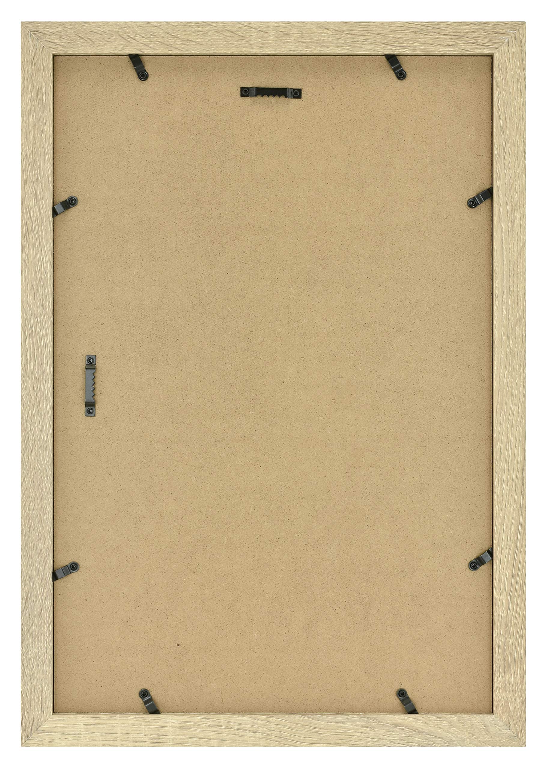 MCS Studio Gallery 12x18 Picture Frame Natural Woodgrain, Rectangle Photo Frame for Photos, Posters & Art Prints (1-Pack)