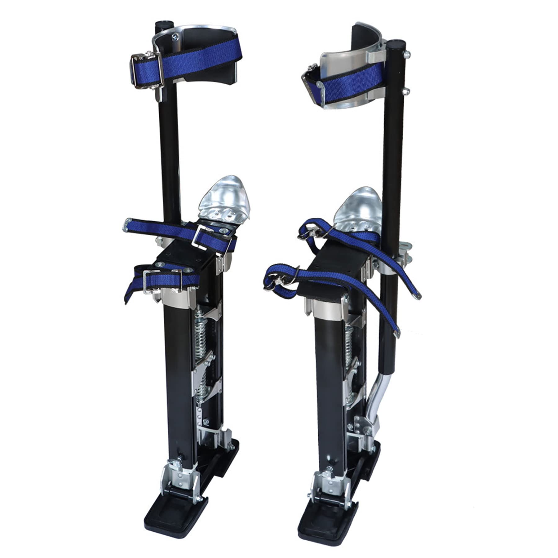 marddpair Drywall Stilts 24-40 inch Grade Adjustable Auminum Tool Stilt for Painting or Cleaning - Silver