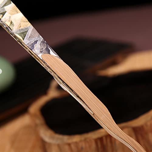 PBLCYUT Ornaments Pattern Chinese Style Hand Held Fans Silk Bamboo Folding Fans Handheld Wedding Hand Fan Portable Folding Fan (Color : H)