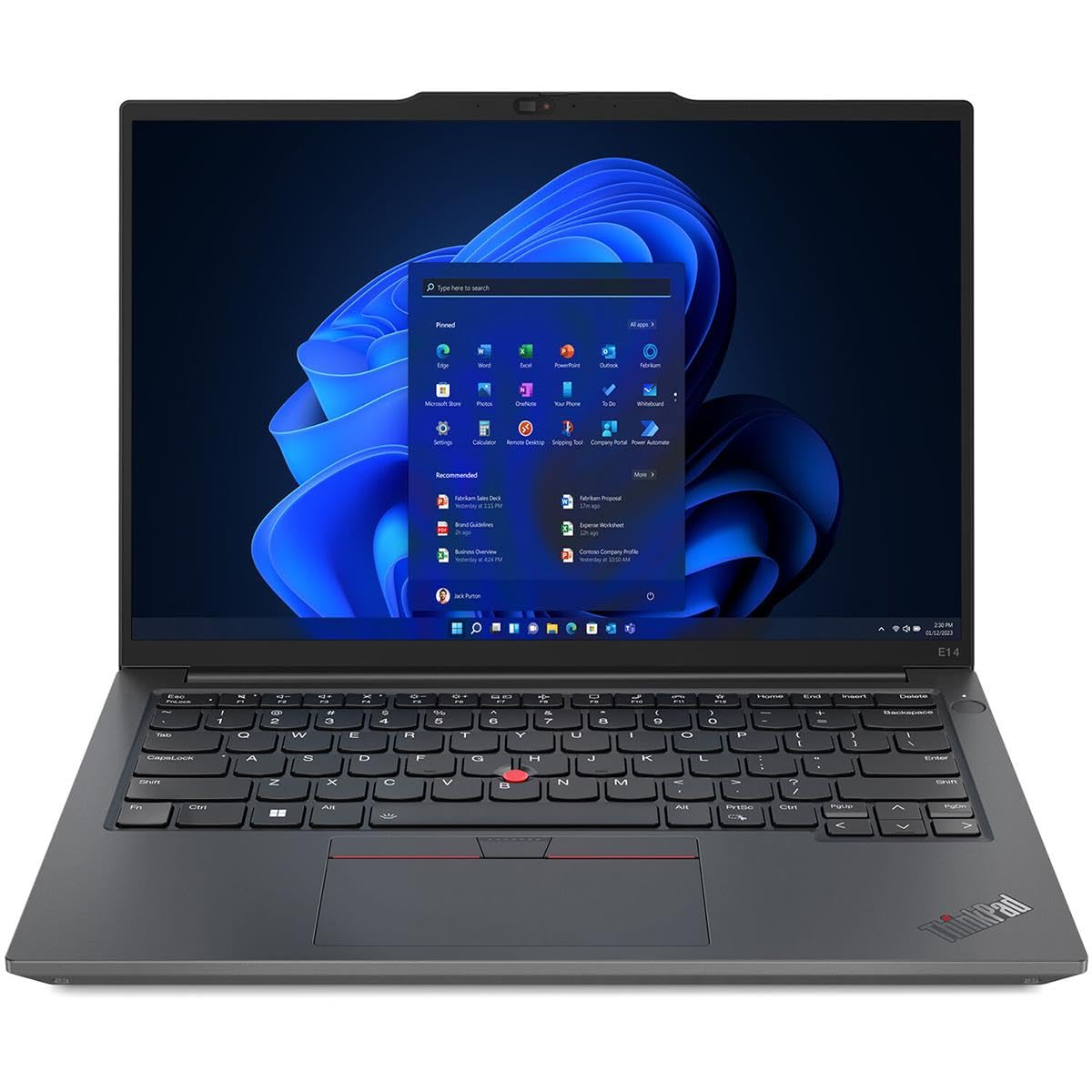 Lenovo ThinkPad E14 Gen 5 21JK0052US 14" Touchscreen Notebook - WUXGA - 1920 x 1200 - Intel Core i5 13th Gen i5-1335U Deca-core (10 Core) 1.30 GHz - 16 GB Total RAM - 8 GB On-board Memory - 512 GB